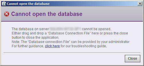 Cannot Open The Database Message Is Received After Taxcalc Is Installed On An Additional